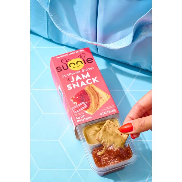 Sunnie Sunflower Butter & Strawberry Jam Snack | Hy-Vee Aisles Online ...